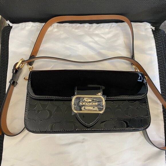 Coach | Bags | Coach Morgan Shoulder Bag In Signature Leather | Poshmark
